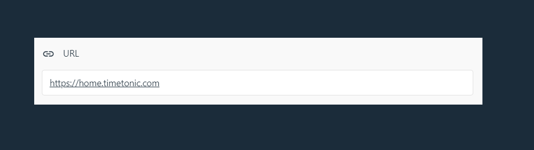 URL – TimeTonic v7 - EN